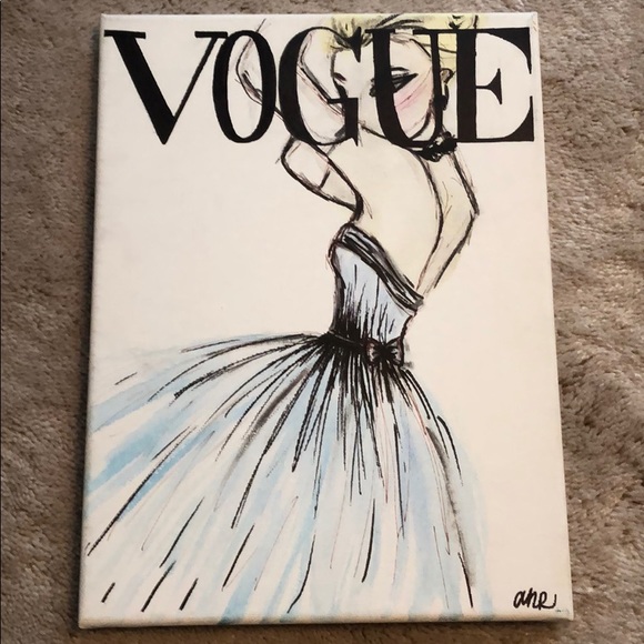 Other | Vogue Hand Painted | Poshmark